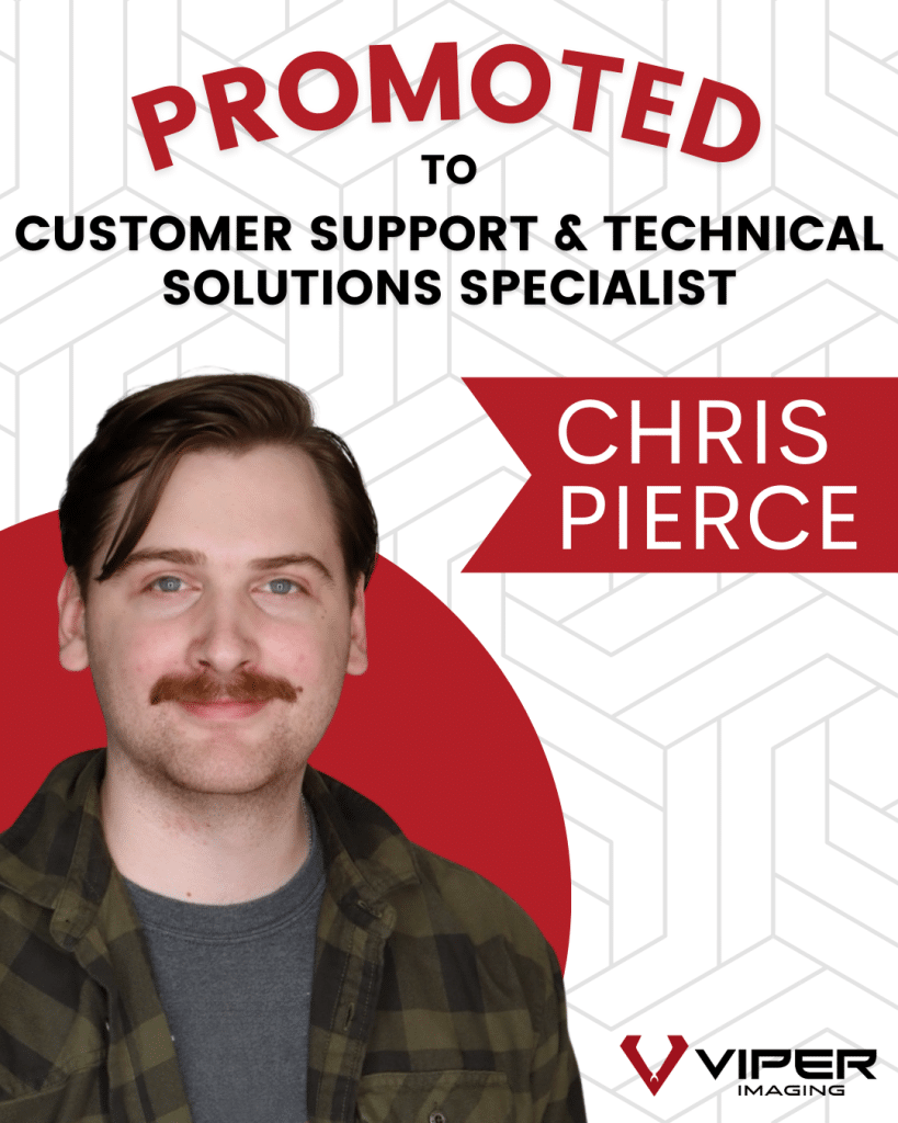 Viper Promotes Chris Pierce | Viper Imaging